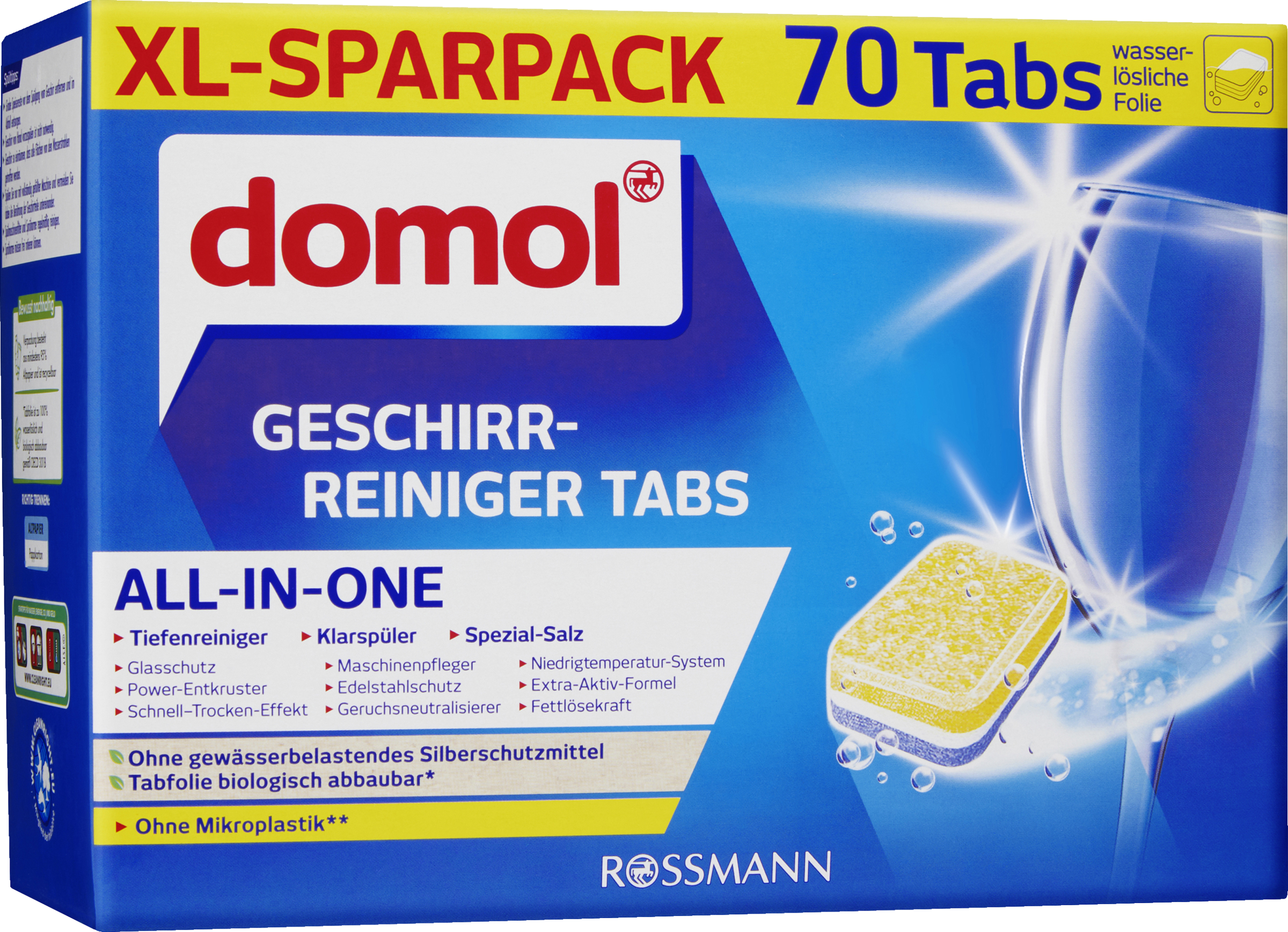 domol Opvaskemaskinerens Tabs All-in-one XL sparepakke Køb online ...