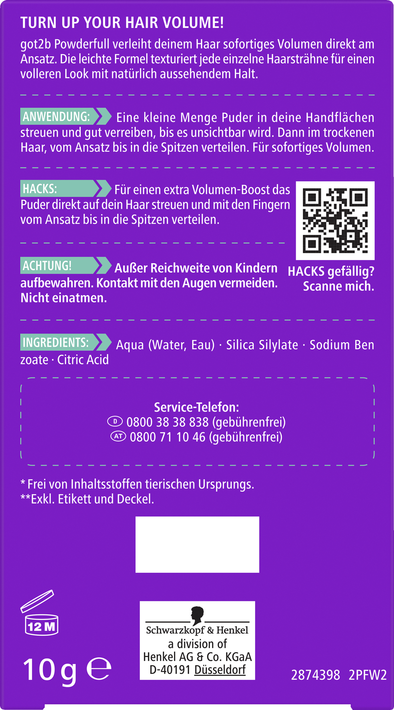 got2b Powder Full Volume Styling pudder Køb online | rossmann.dk