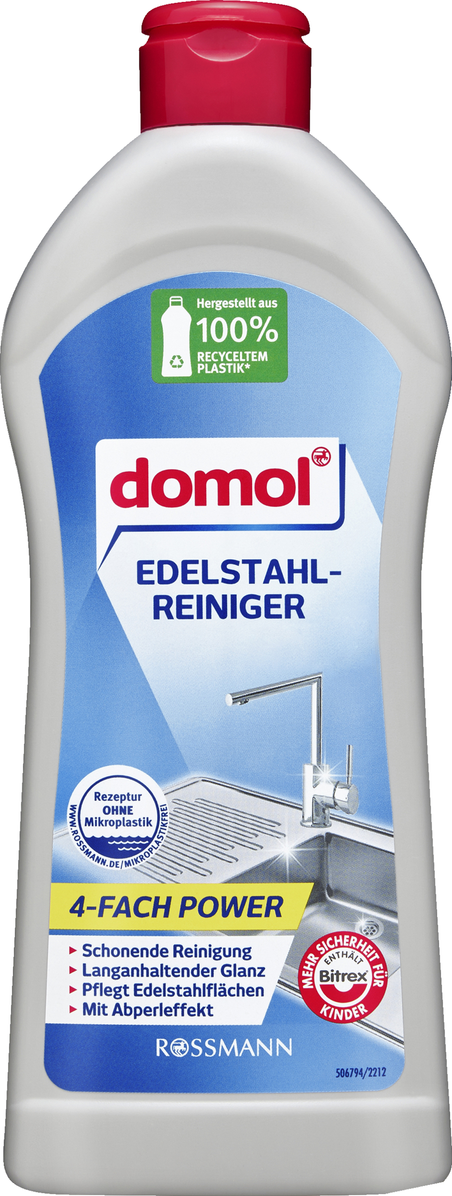domol Rengøringsmiddel til rustfrit stål Køb online | rossmann.dk