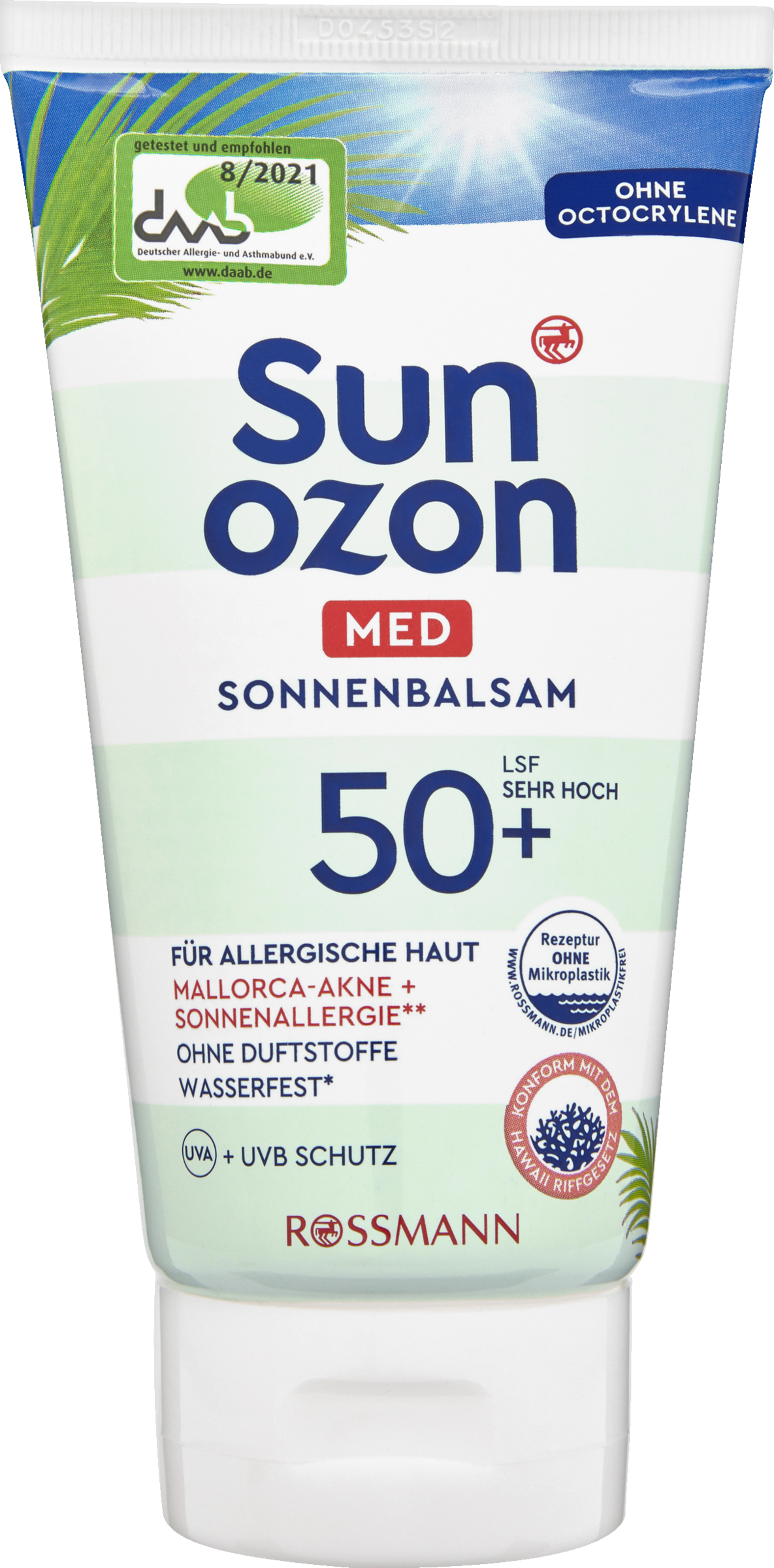 sunozon MED Solcreme SPF 50+ Køb online | rossmann.dk