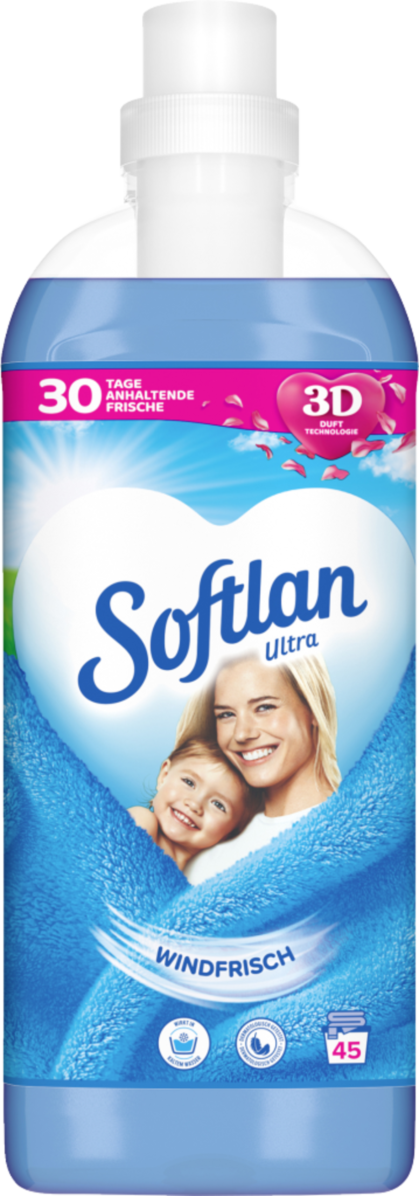 Softlan Ultra skyllemiddel Wind Fresh, 45 vaske Køb online | rossmann.dk