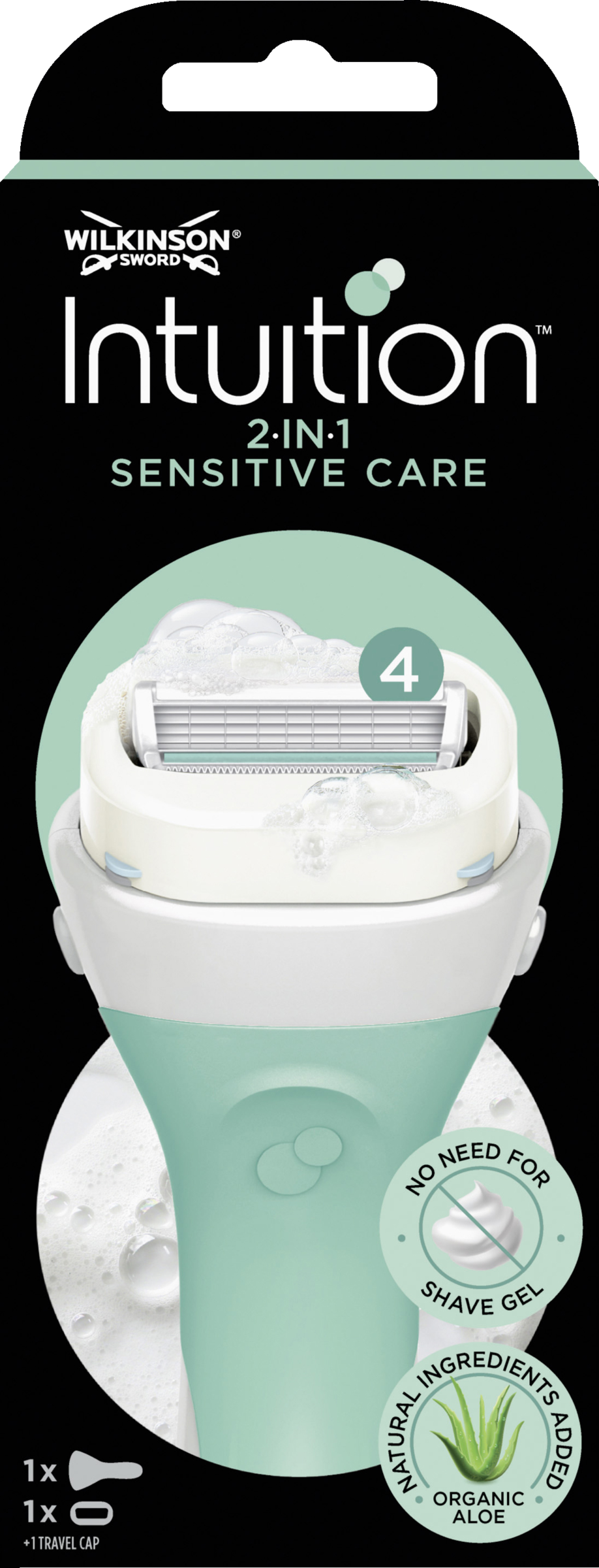 Wilkinson Sword Intuition 2i1 Sensitive Care barbermaskine Køb online ...