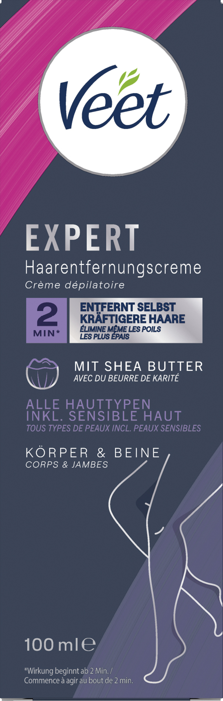 Veet Ekspert hårfjerningscreme krop + ben Køb online | rossmann.dk