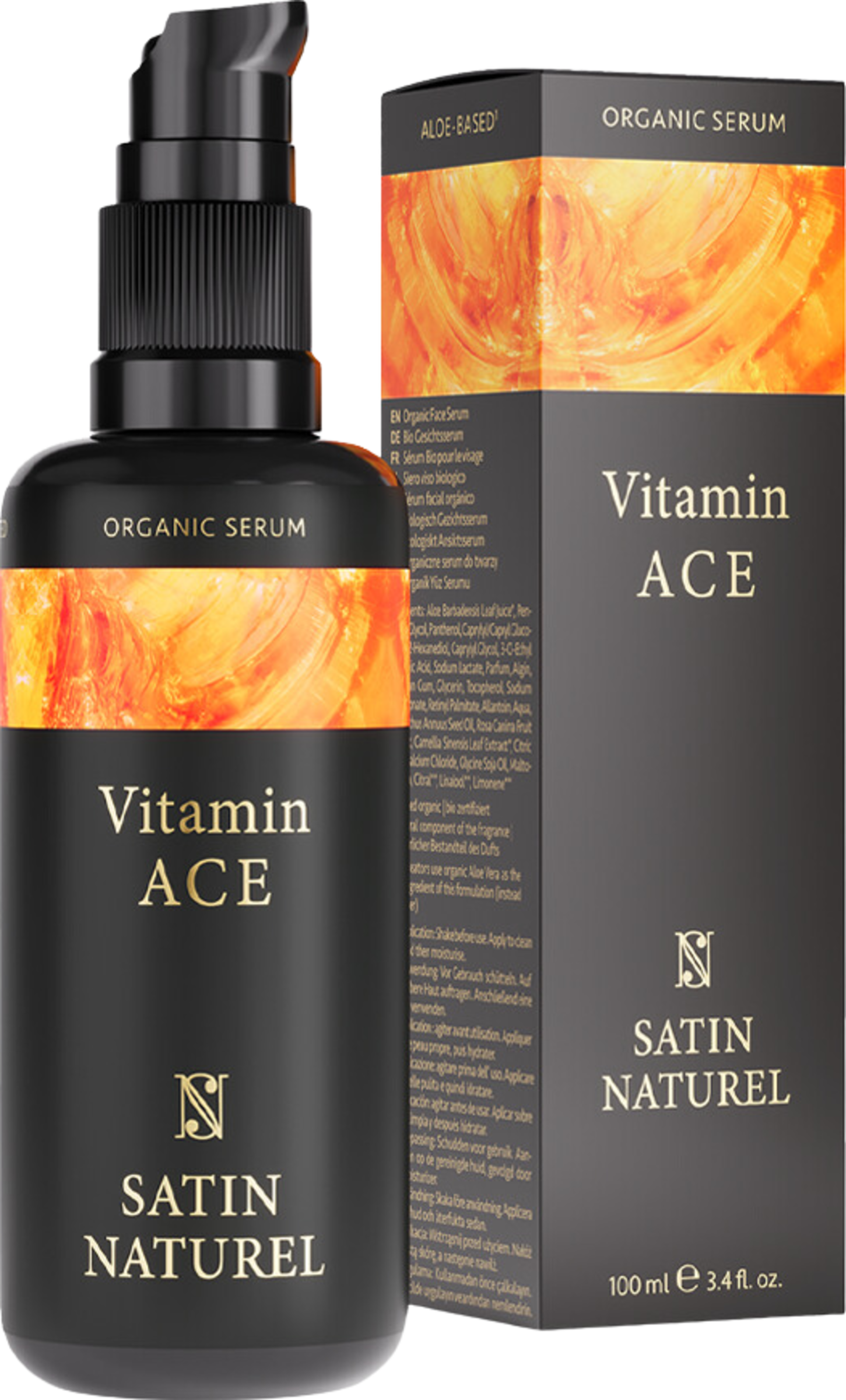 Satin Naturel Økologisk vitamin ACE-serum Køb online | rossmann.dk