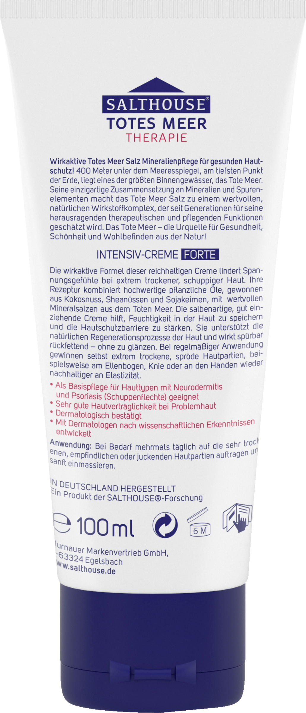 Salthouse Dead Sea Intensive Cream Forte Køb online | rossmann.dk