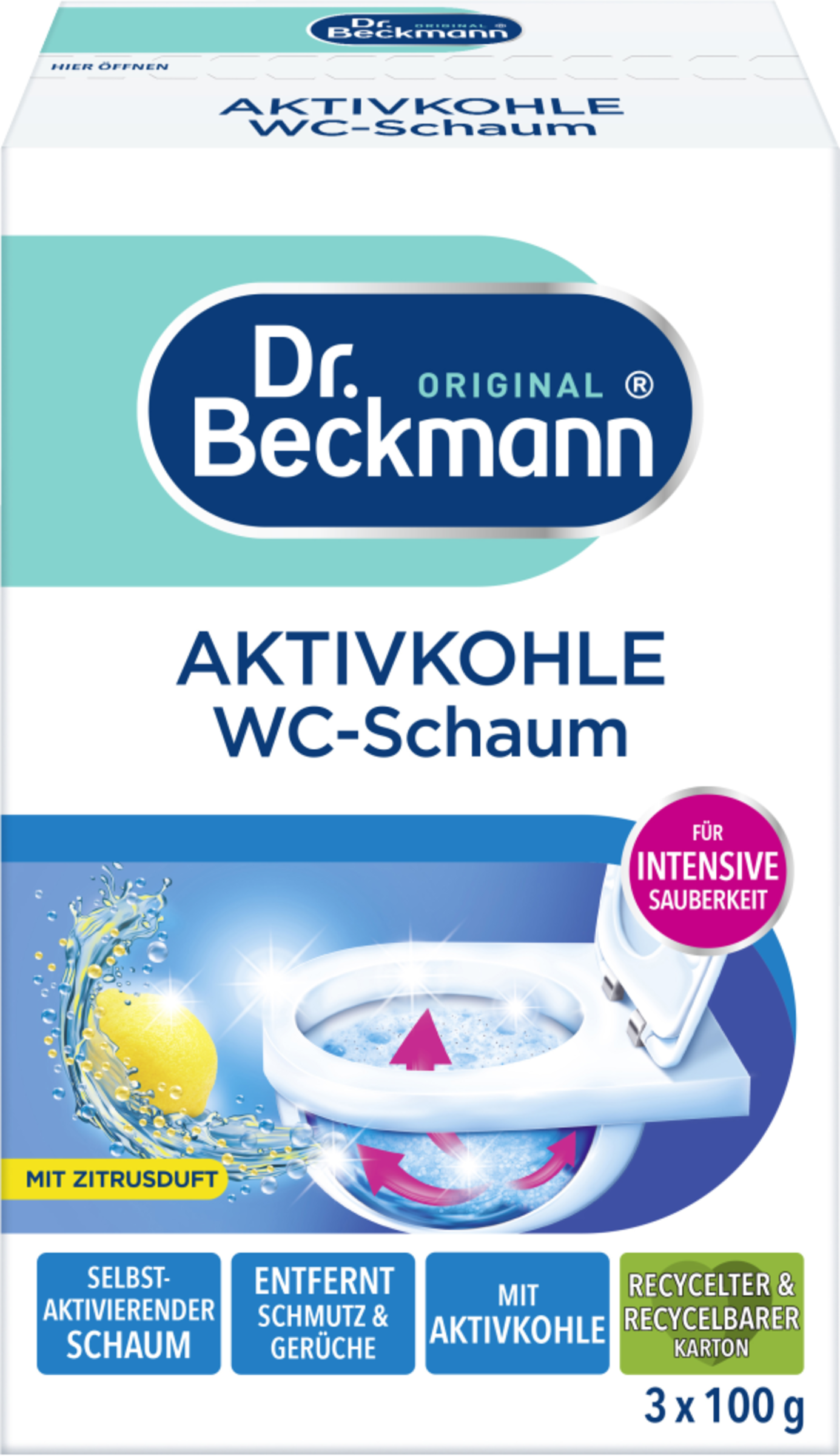 Dr. Beckmann kativt kul WC-skum citrus Køb online | rossmann.dk