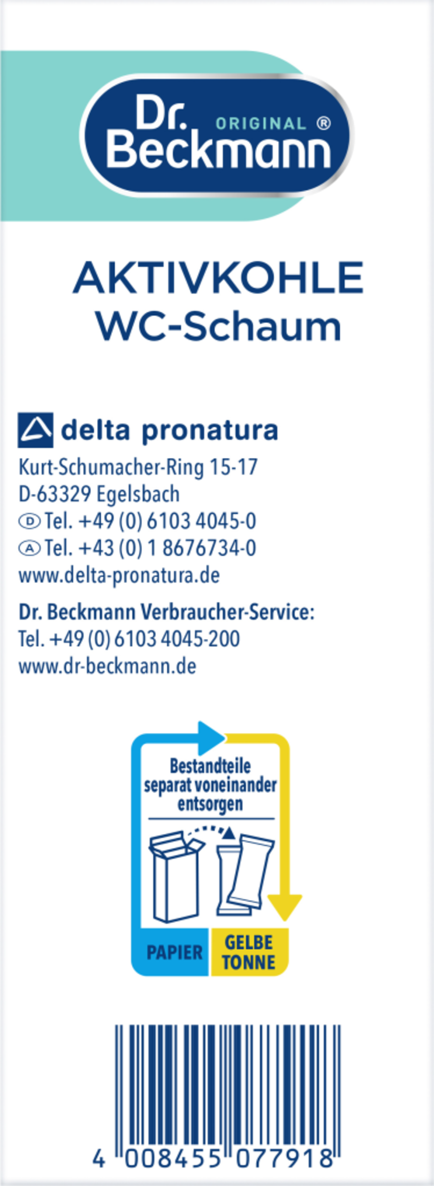 Dr. Beckmann kativt kul WC-skum citrus Køb online | rossmann.dk