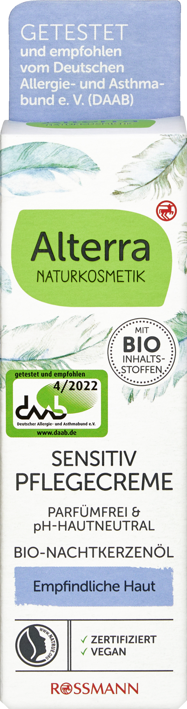 Alterra NATURKOSMETIK Sensitiv plejecreme Køb online | rossmann.dk