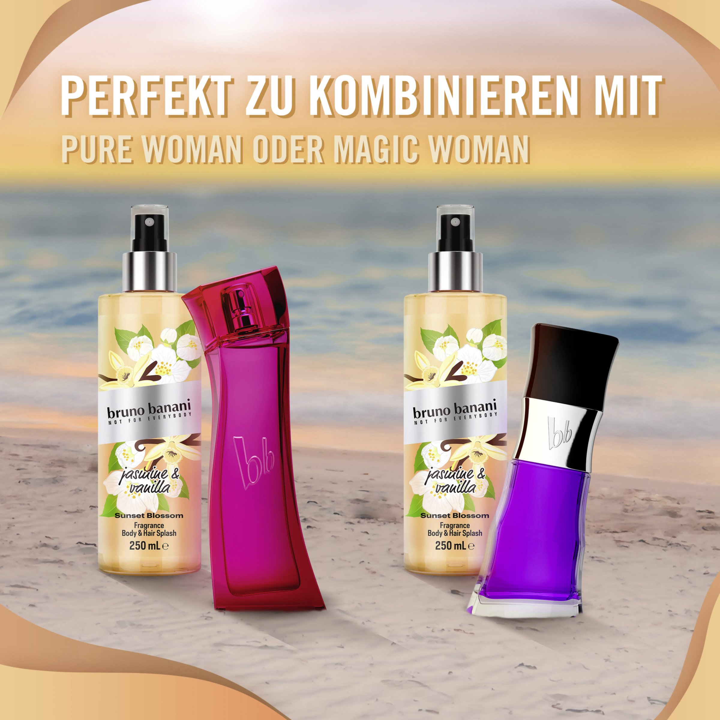 bruno banani Sunset Blossom, Body Mist 250ml Køb online | rossmann.dk