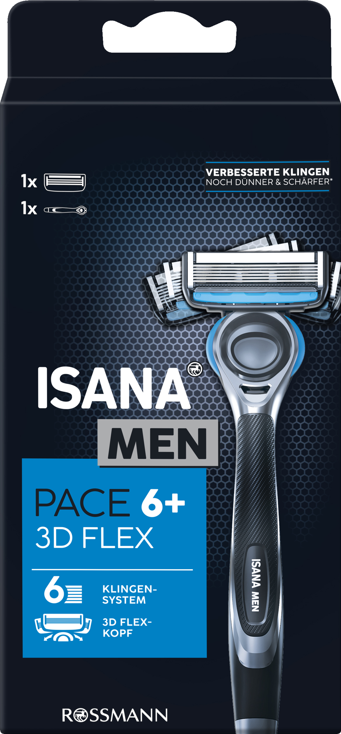 ISANA MEN Pace 6+-shaver Køb online | rossmann.dk