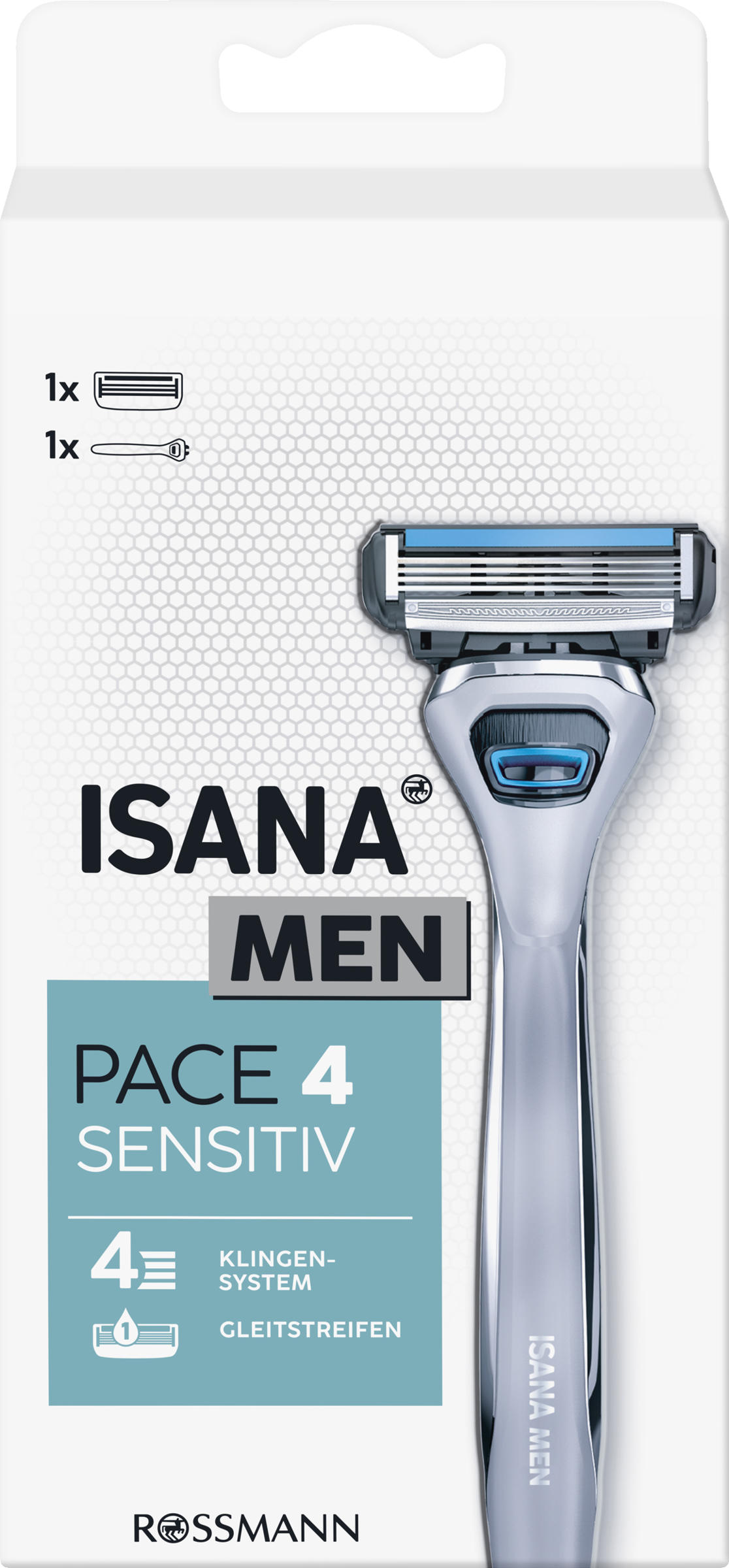ISANA MEN Pace 4-shaver Køb online | rossmann.dk