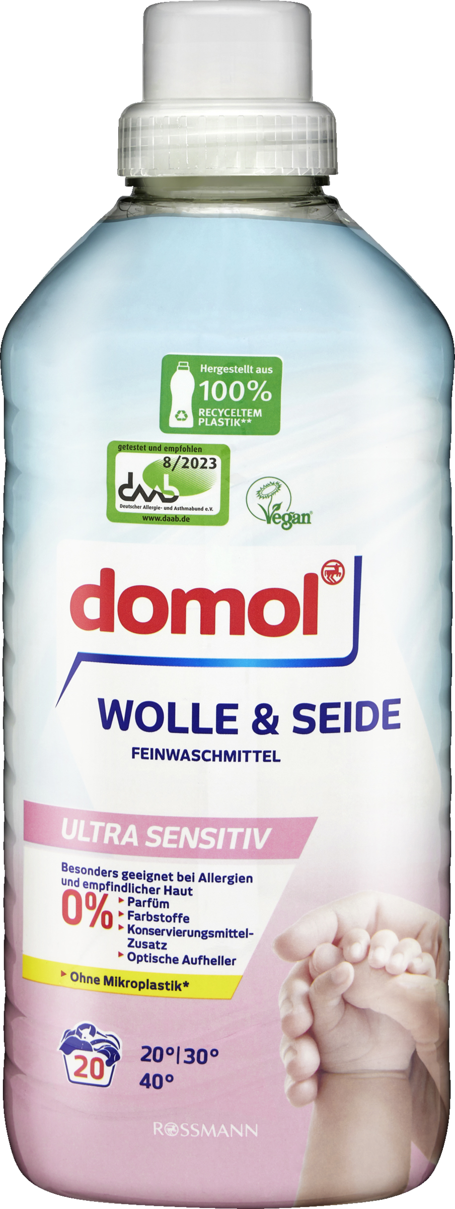 domol sensitiv Finvaskemiddel til uld og silke Ultra Sensitive 20 vaske ...