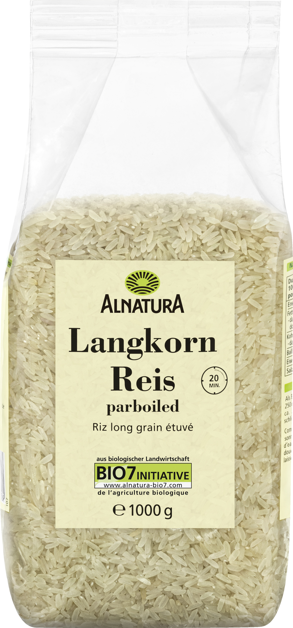 Alnatura Økologiske, langkornede, parboiled ris Køb online | rossmann.dk