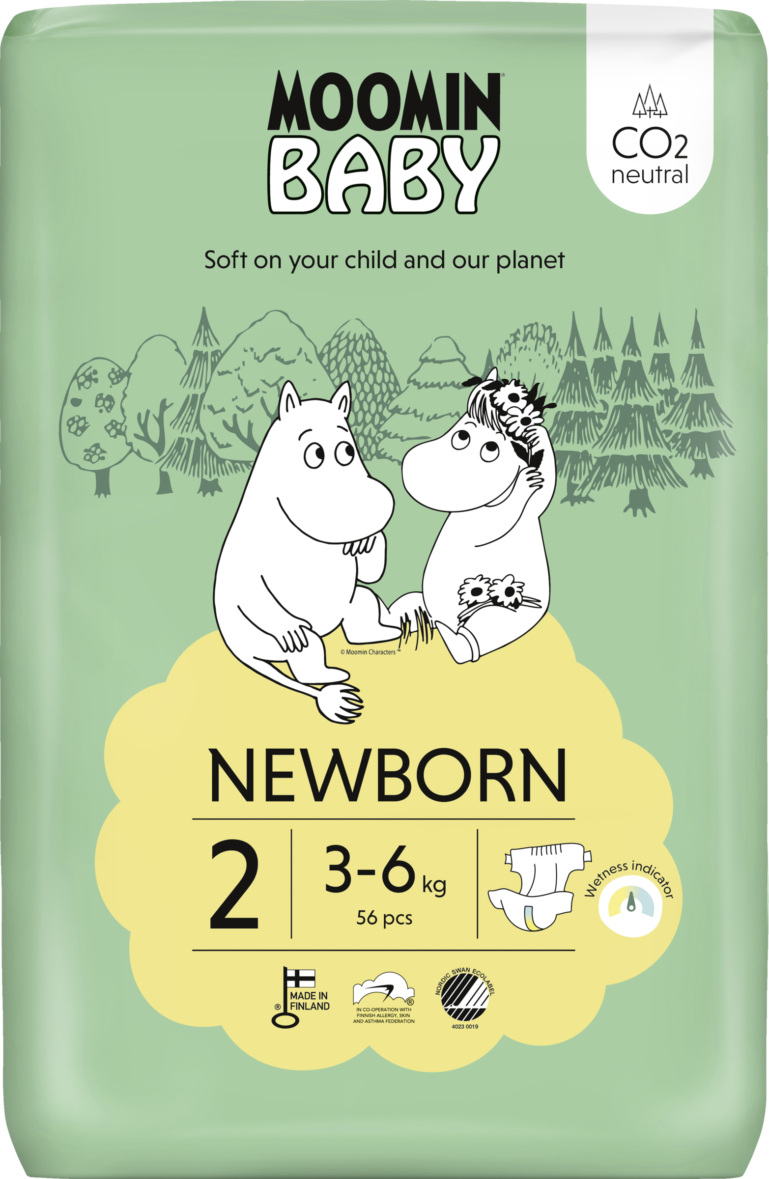 Moomin Baby Ble størrelse 2 (3-6 kg) Køb online | rossmann.dk