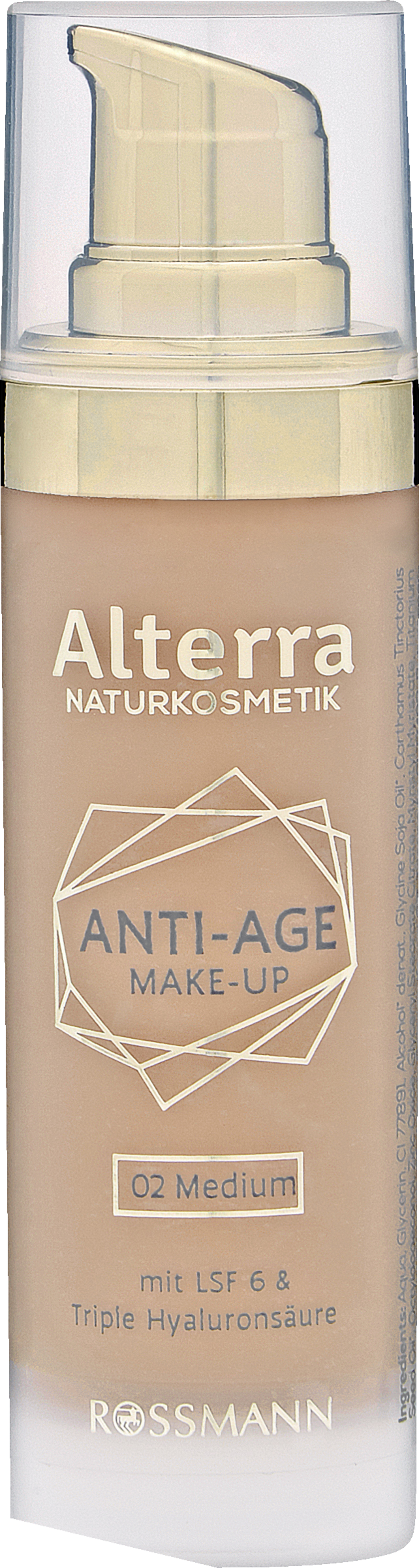Alterra NATURKOSMETIK Anti-Age Make-up 02 Medium Køb online | rossmann.dk