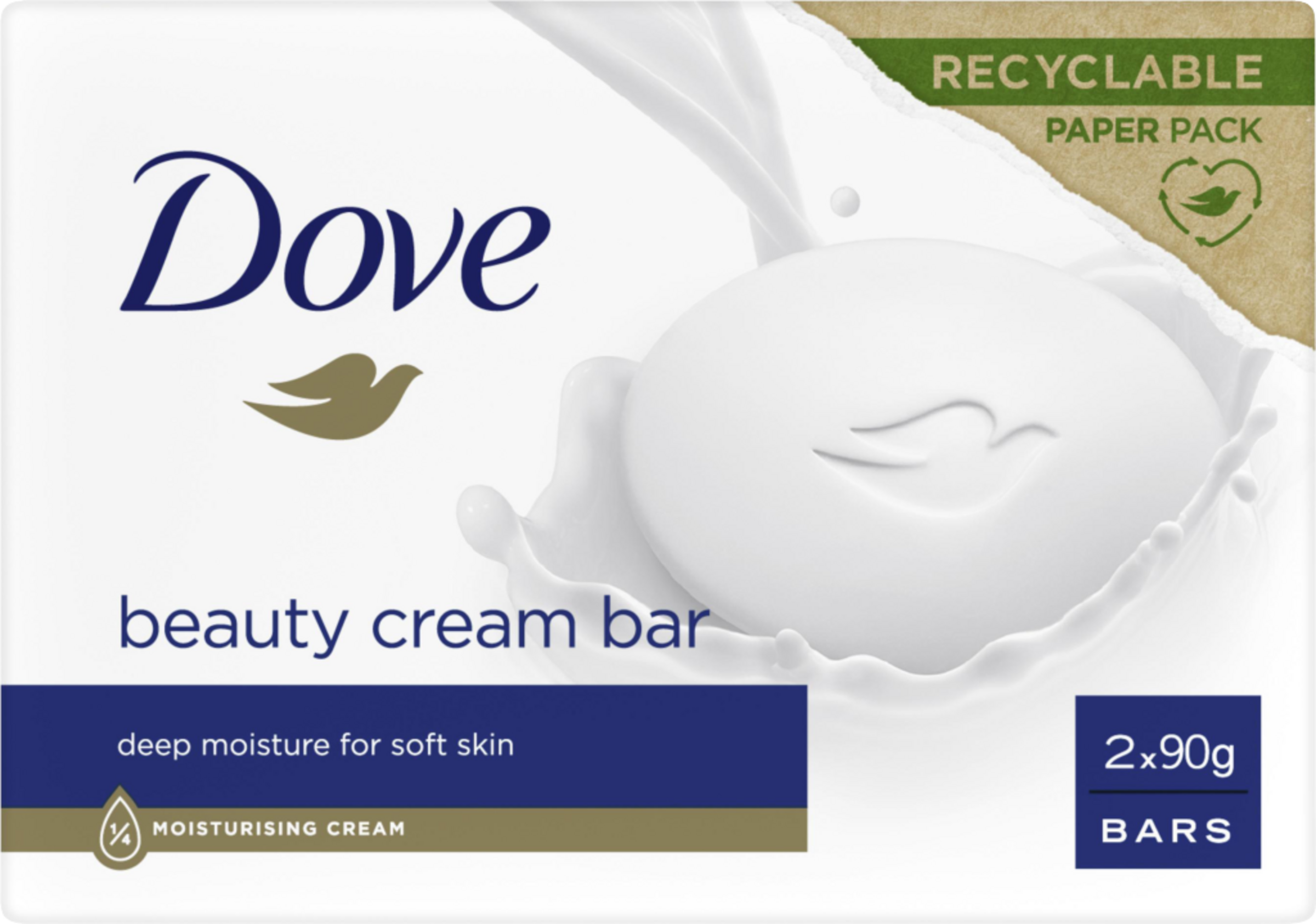 Dove Beauty Cream Bar sæbebar Køb online | rossmann.dk