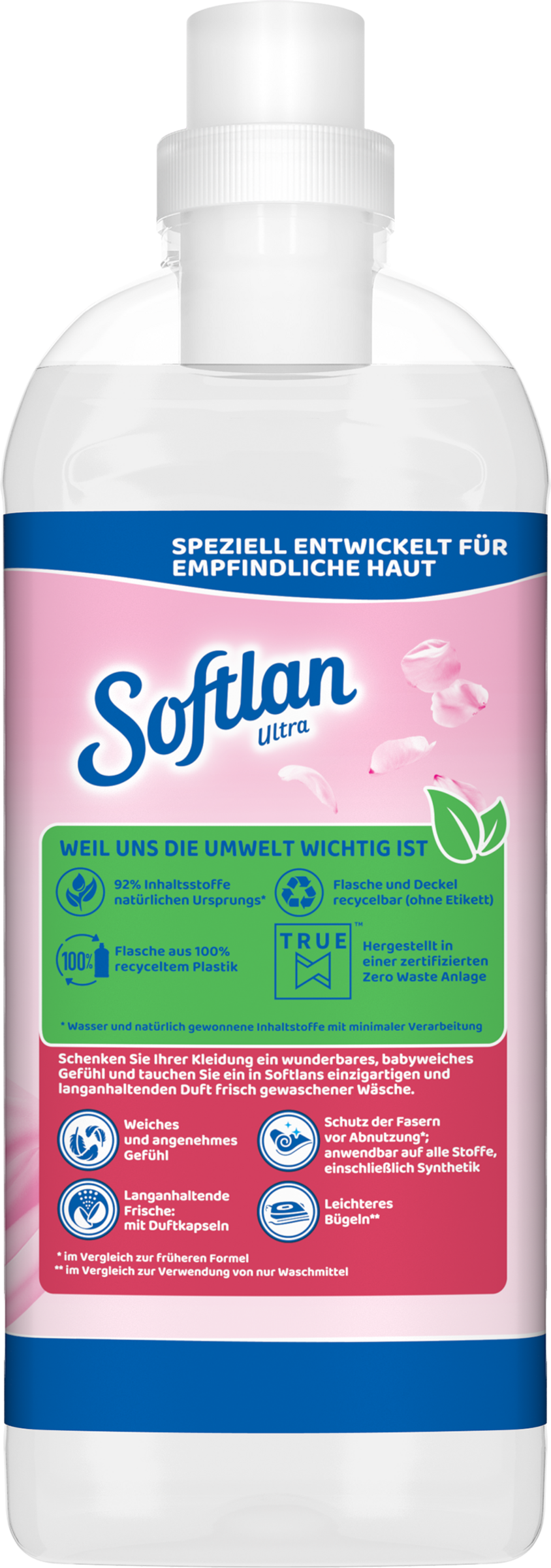 Softlan Ultra skyllemiddel Soft & Mild, 45 vaske Køb online | rossmann.dk