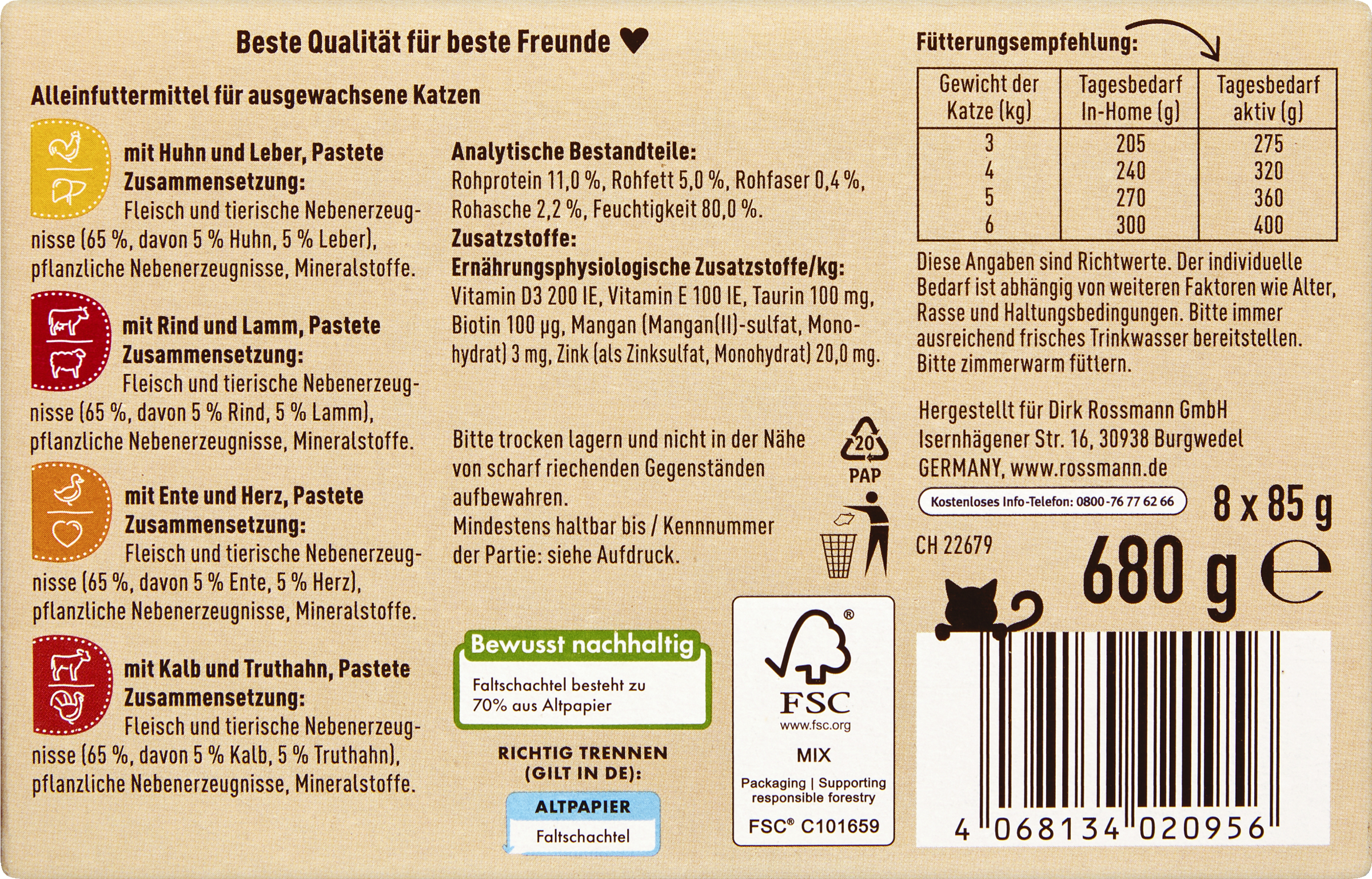 Winston Nature paté multipack Køb online | rossmann.dk