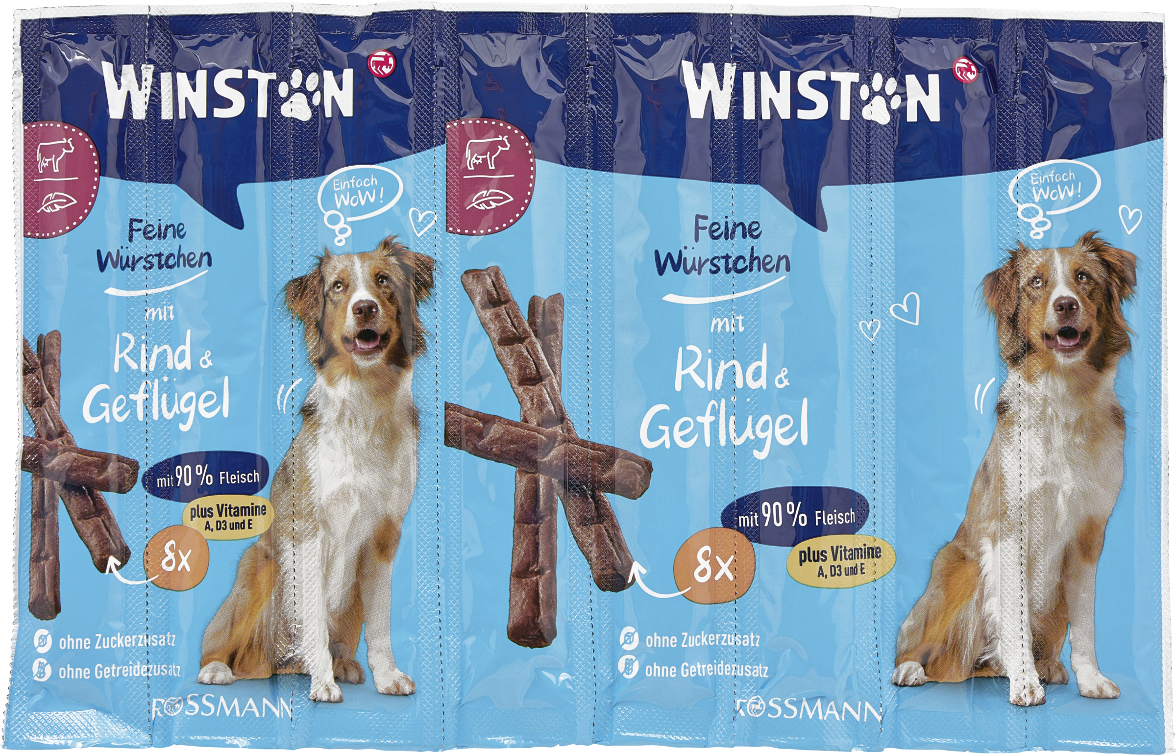 Winston Feine Würstchen med masser af oksekød og fjerkræ Køb online ...