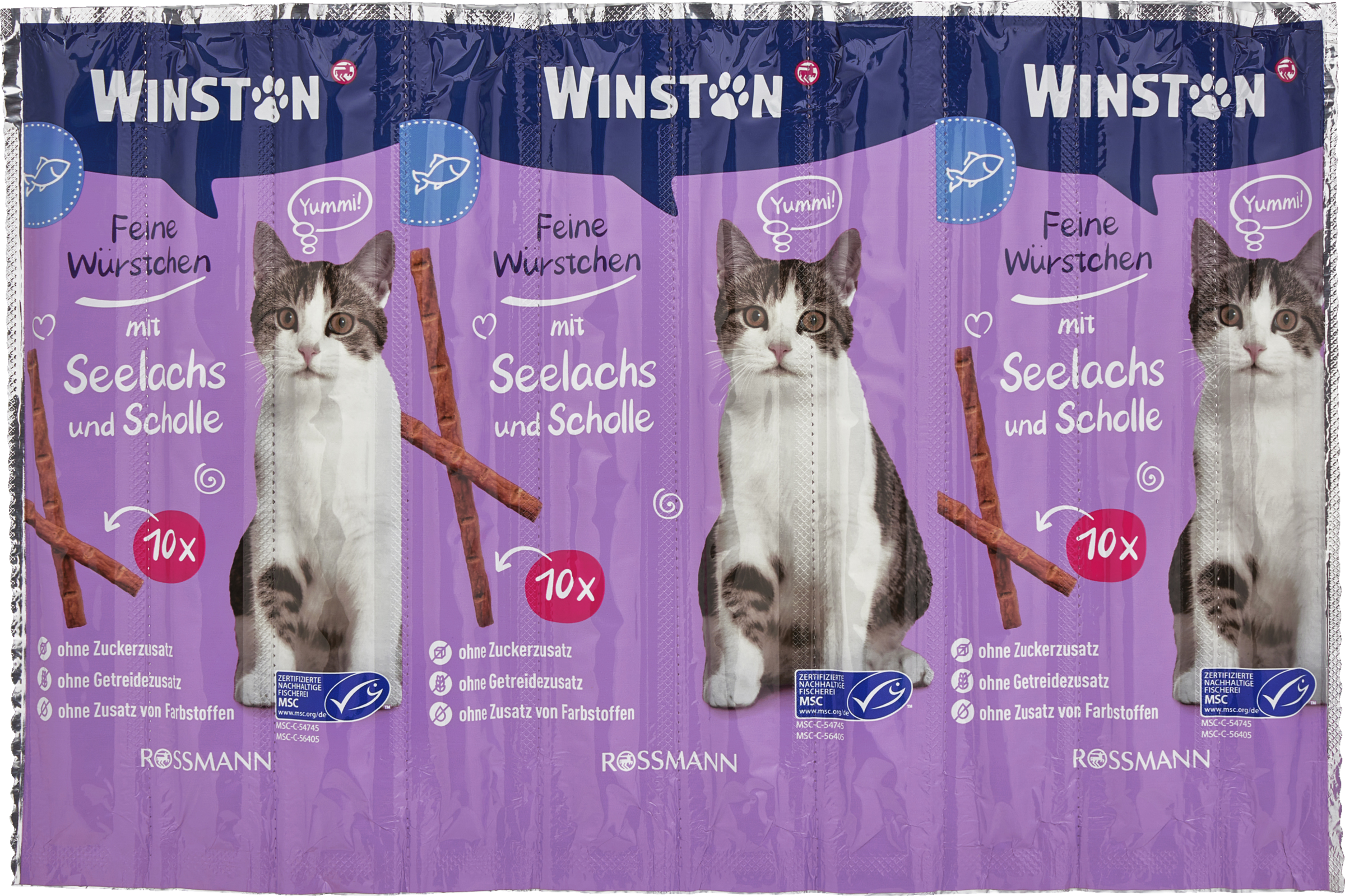 Winston 10 Feine Würstchen med havlaks og rødspætte Køb online ...