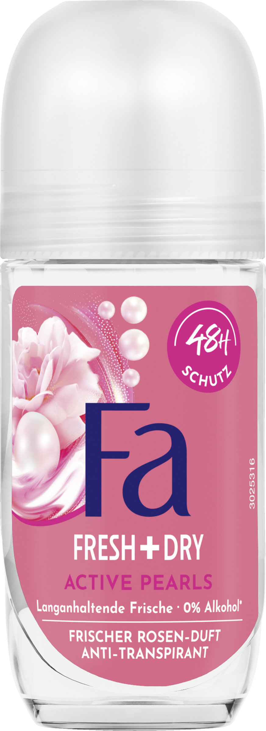 Fa Anti-transpirant Roll-on Active Pearls Køb online | rossmann.dk