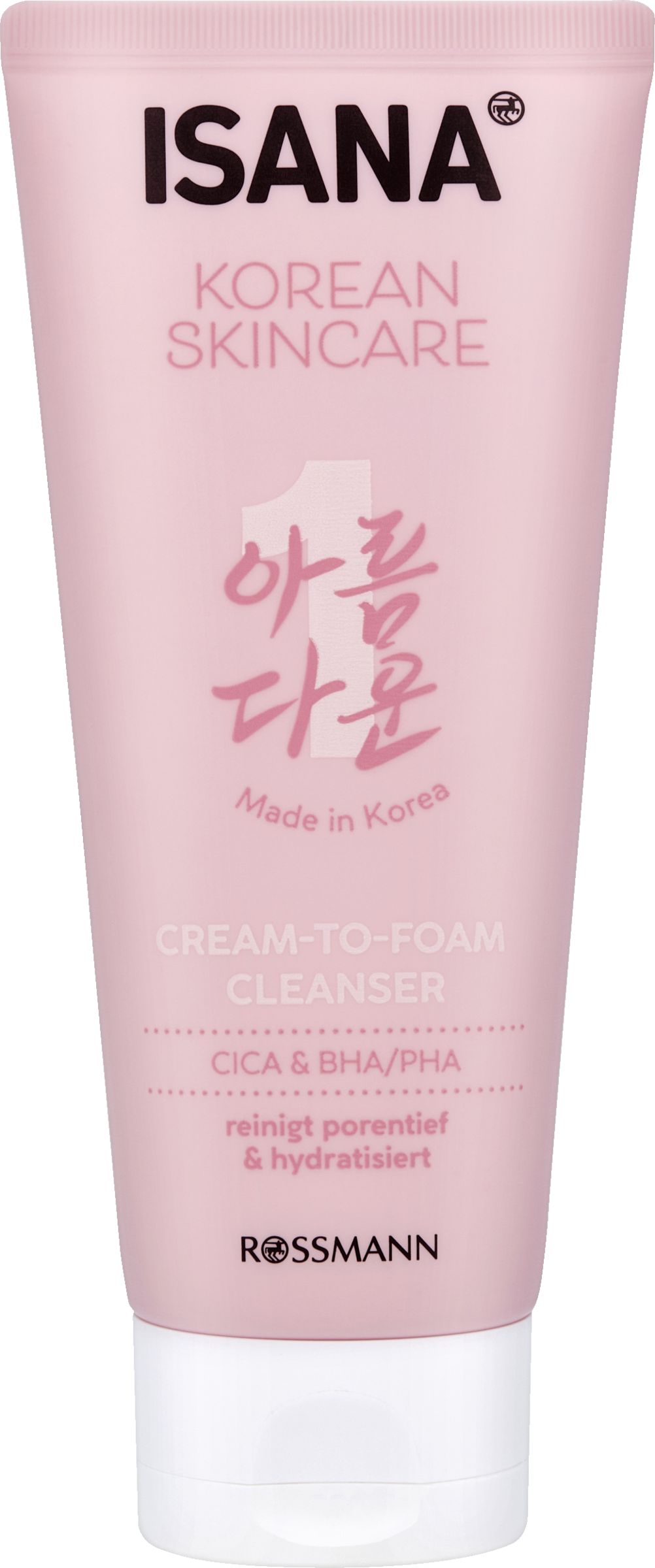 ISANA Korean Skincare Cream-to-Foam Cleanser Køb online | rossmann.dk