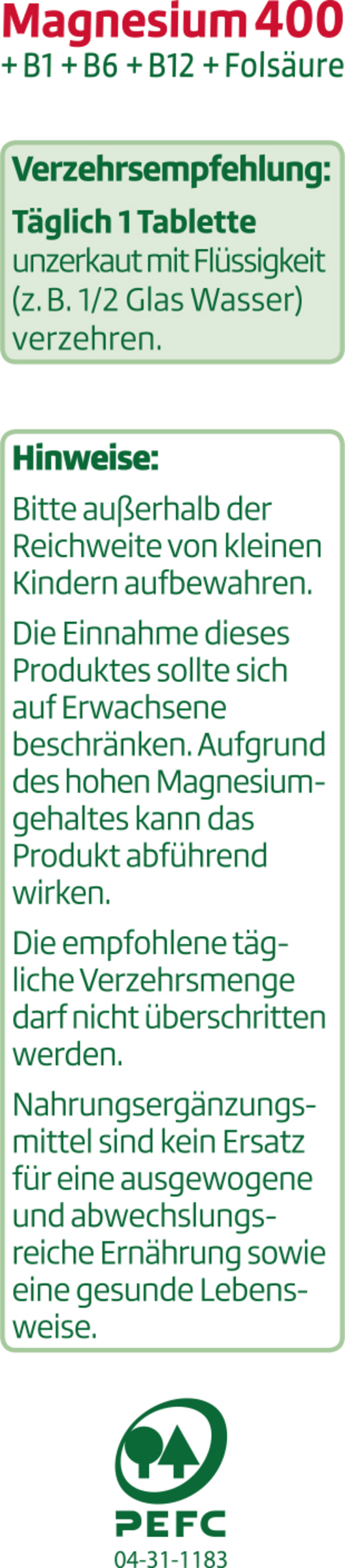 altapharma Magnesium 400 Køb online | rossmann.dk