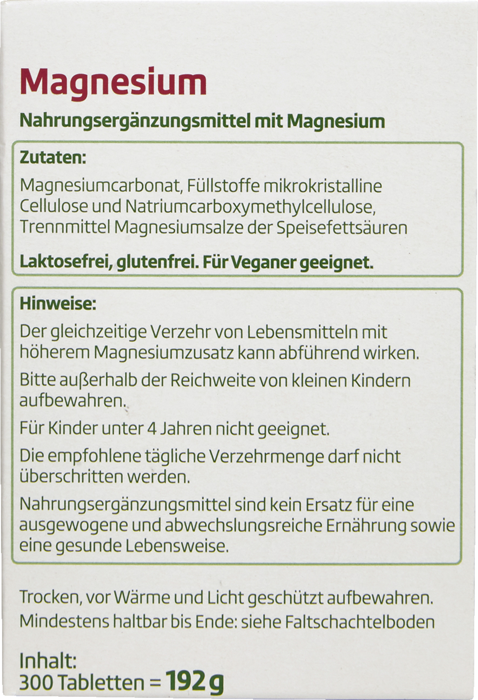 altapharma Magnesium Køb online | rossmann.dk
