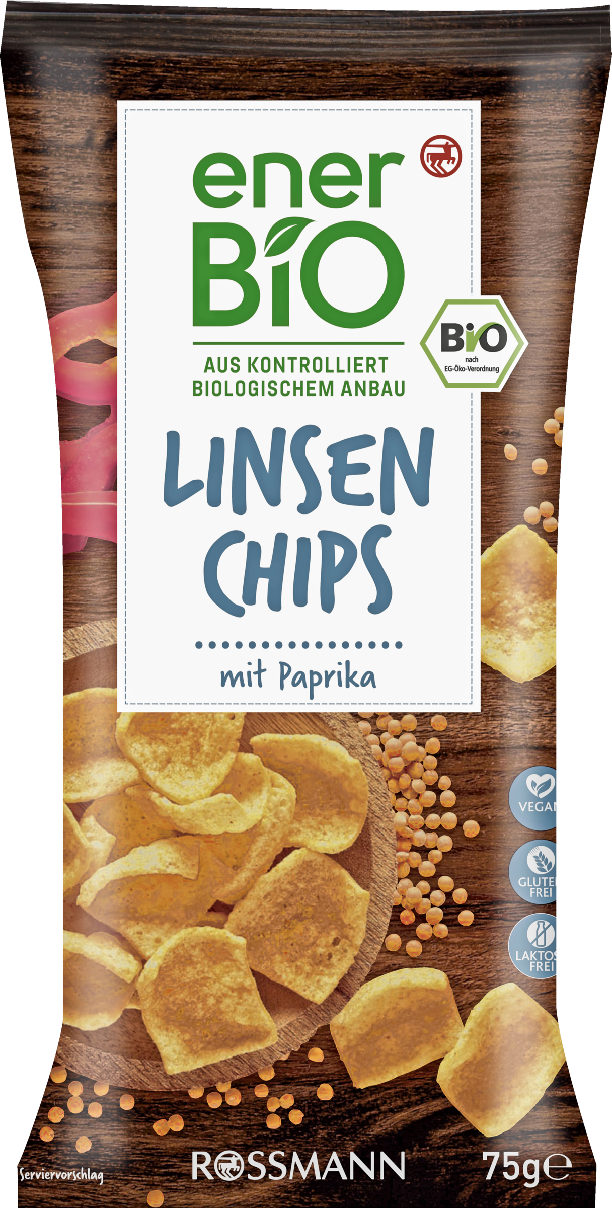 enerBiO Linsechips paprika Køb online | rossmann.dk