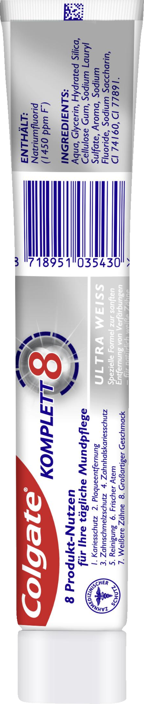 Colgate Complete 8 Ultra White-tandpasta Køb online | rossmann.dk