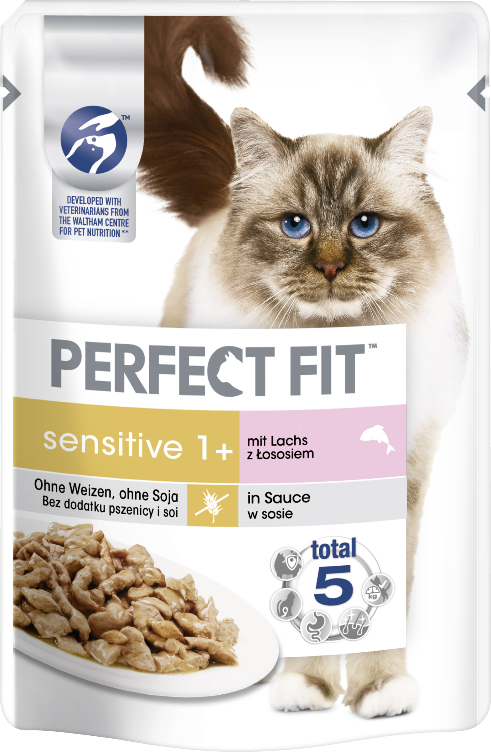 Perfect Fit Kat Sensitive med laks Køb online | rossmann.dk