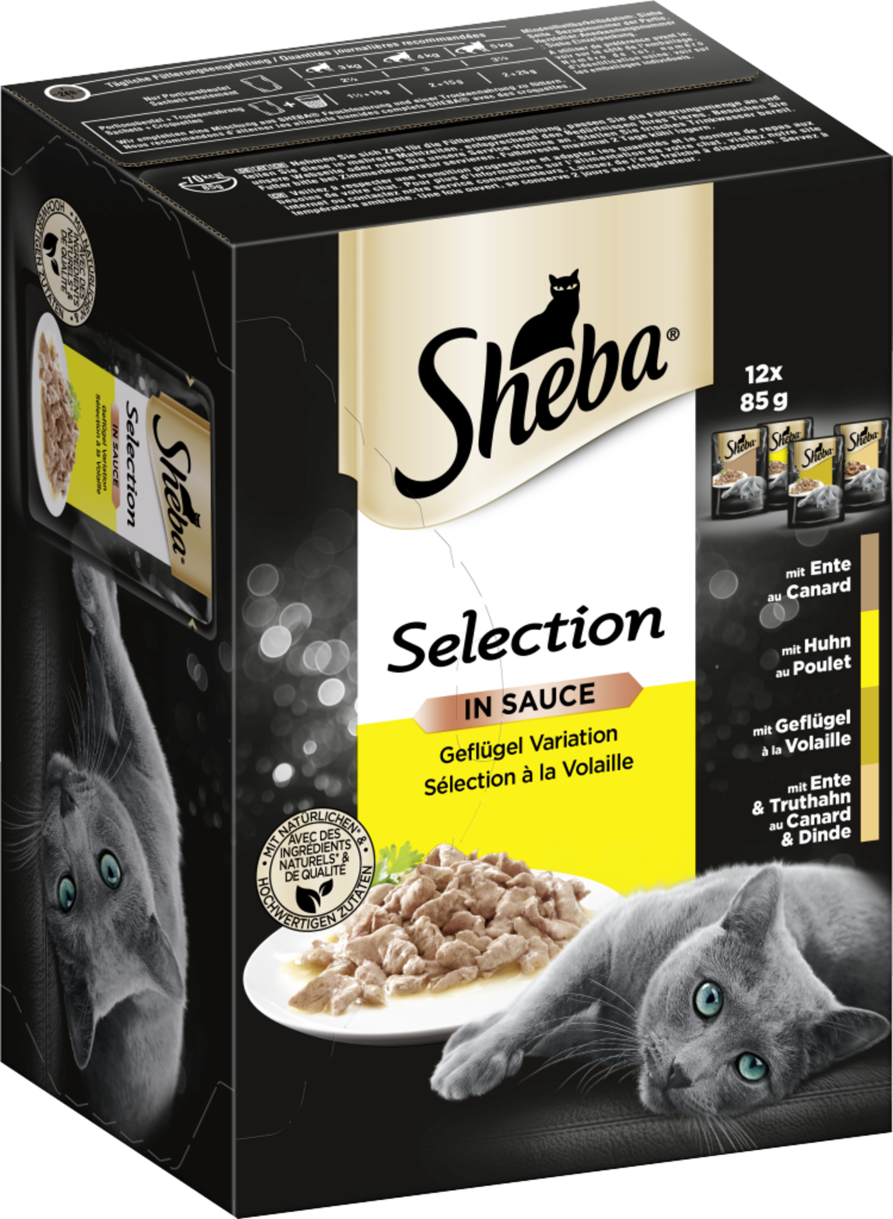 Sheba Selection i sauce med fjerkræ variation multipakke Køb online ...