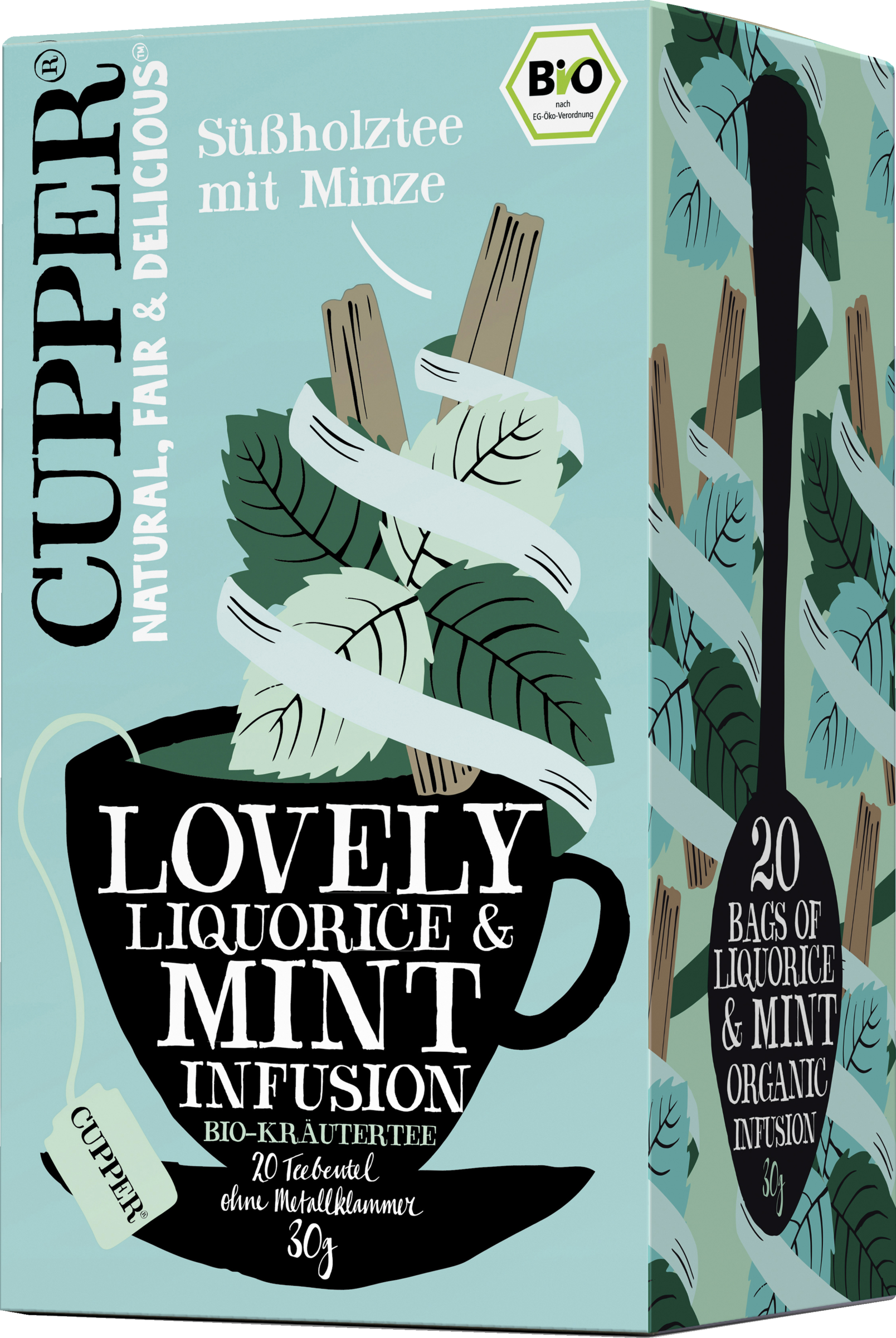 Cupper Økologisk urtete Lovely Liquorice & Mint infusion Køb online | rossmann.dk