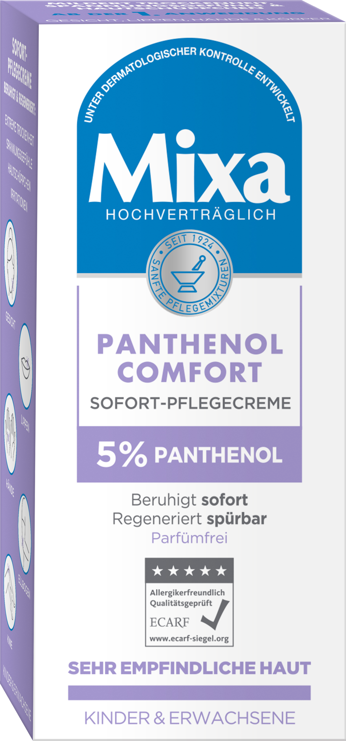Mixa Panthenol Comfort Instant Care Cream Køb online | rossmann.dk