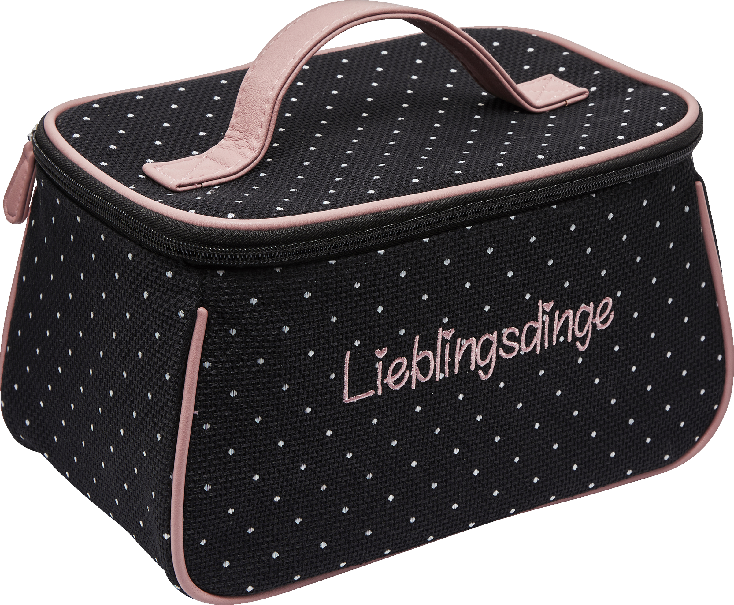 Vito & Joe Beauty Case sort/rosa Køb online | rossmann.dk