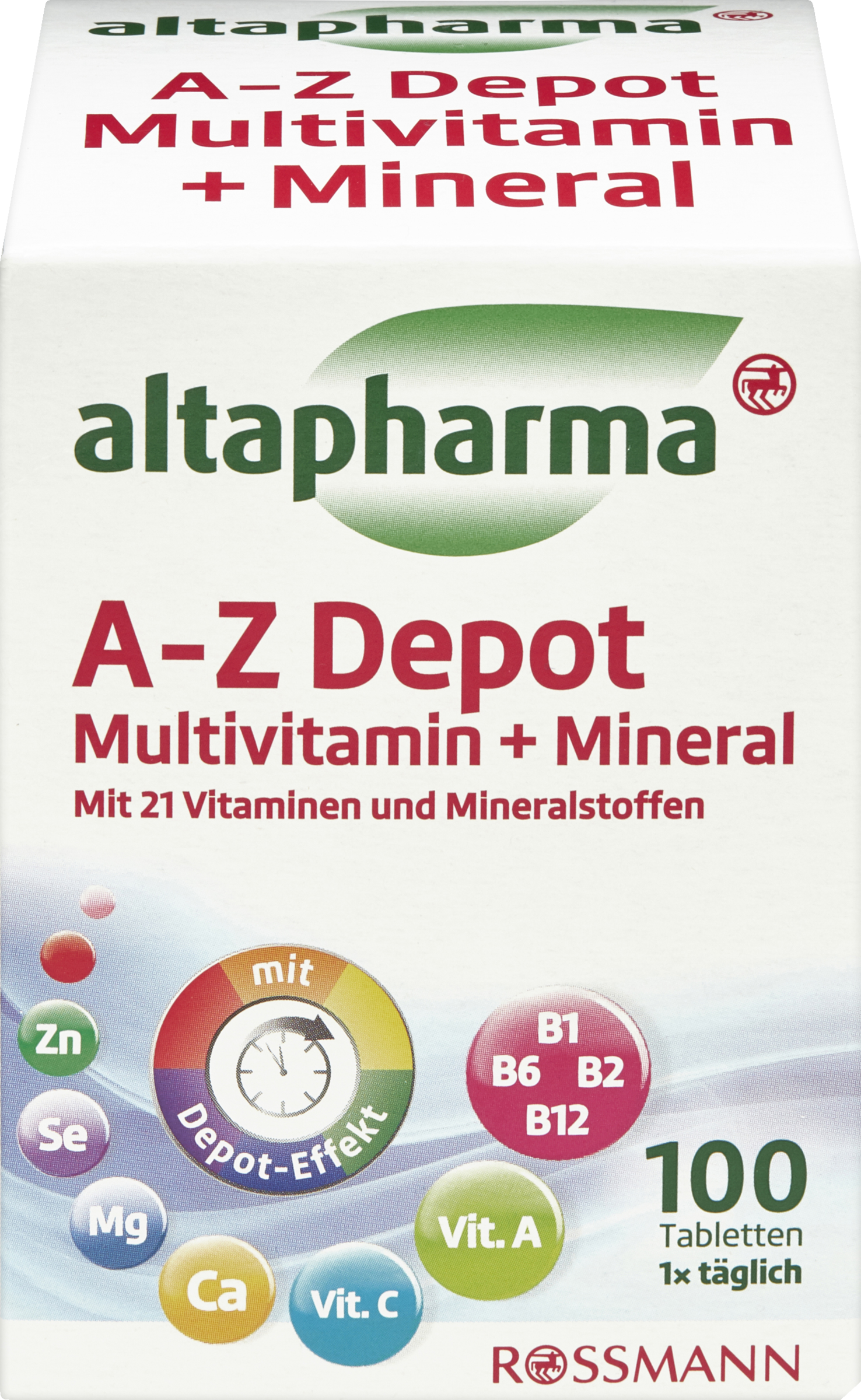altapharma A-Z Depot Multivitamin + Mineral Køb online | rossmann.dk