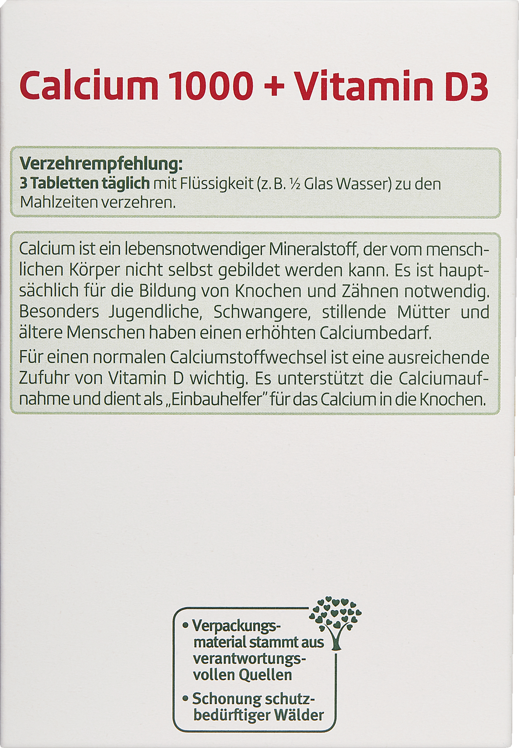 altapharma Calcium + D3-vitamin Køb online | rossmann.dk