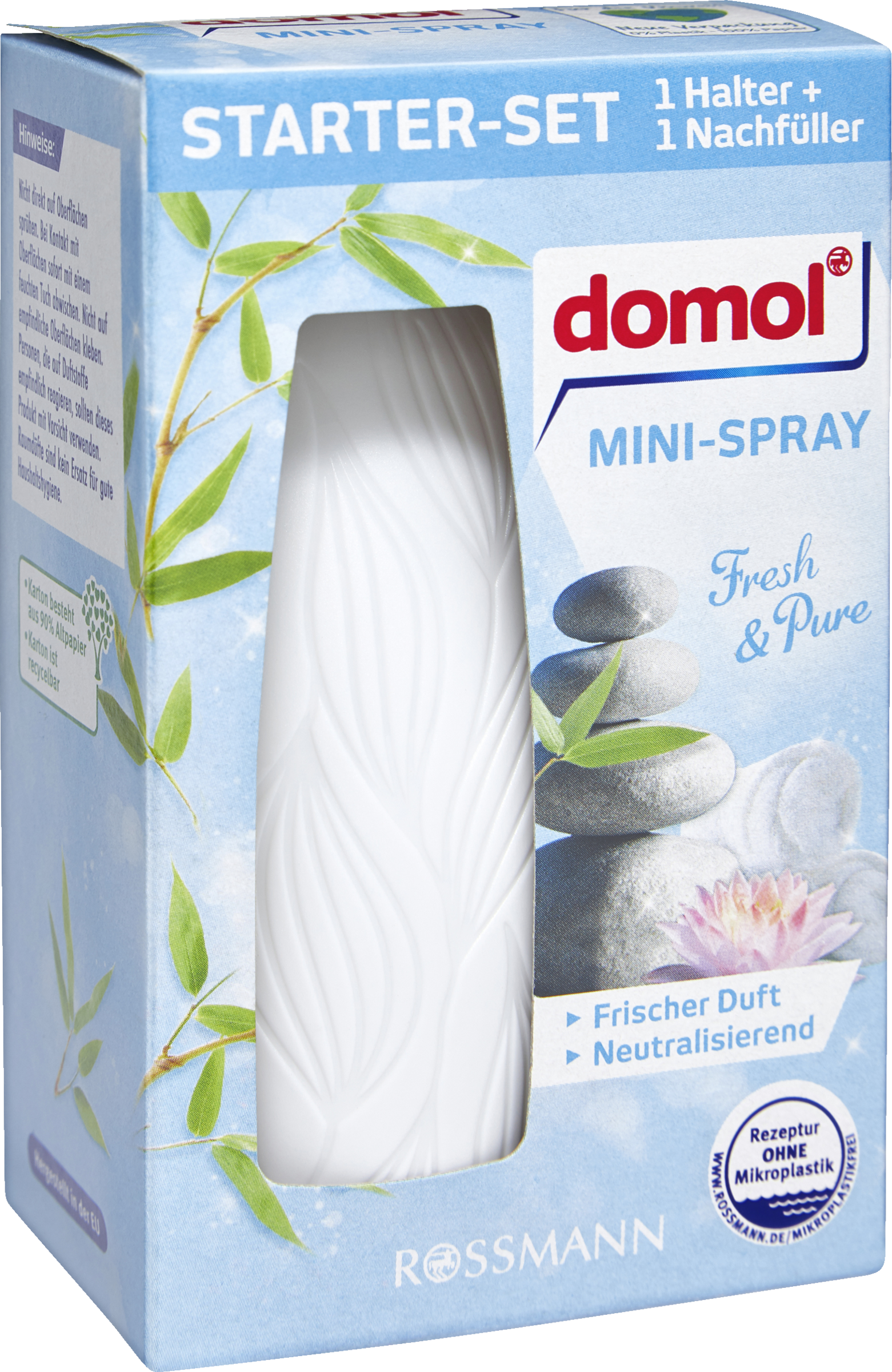 domol Mini-spray starter-sæt Fresh & Pure Køb online | rossmann.dk