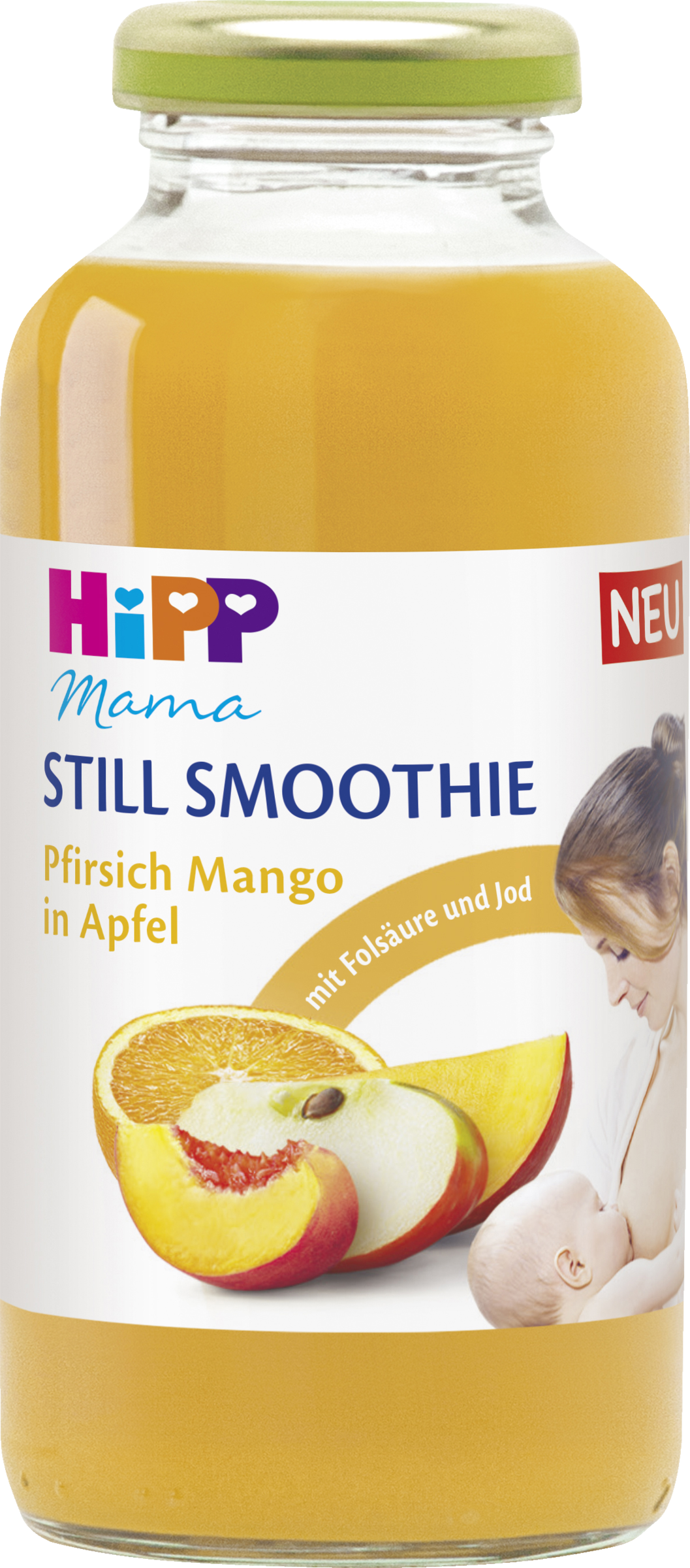 HiPP Mama Smoothie, amning, fersken, mango og æble Køb online | rossmann.dk