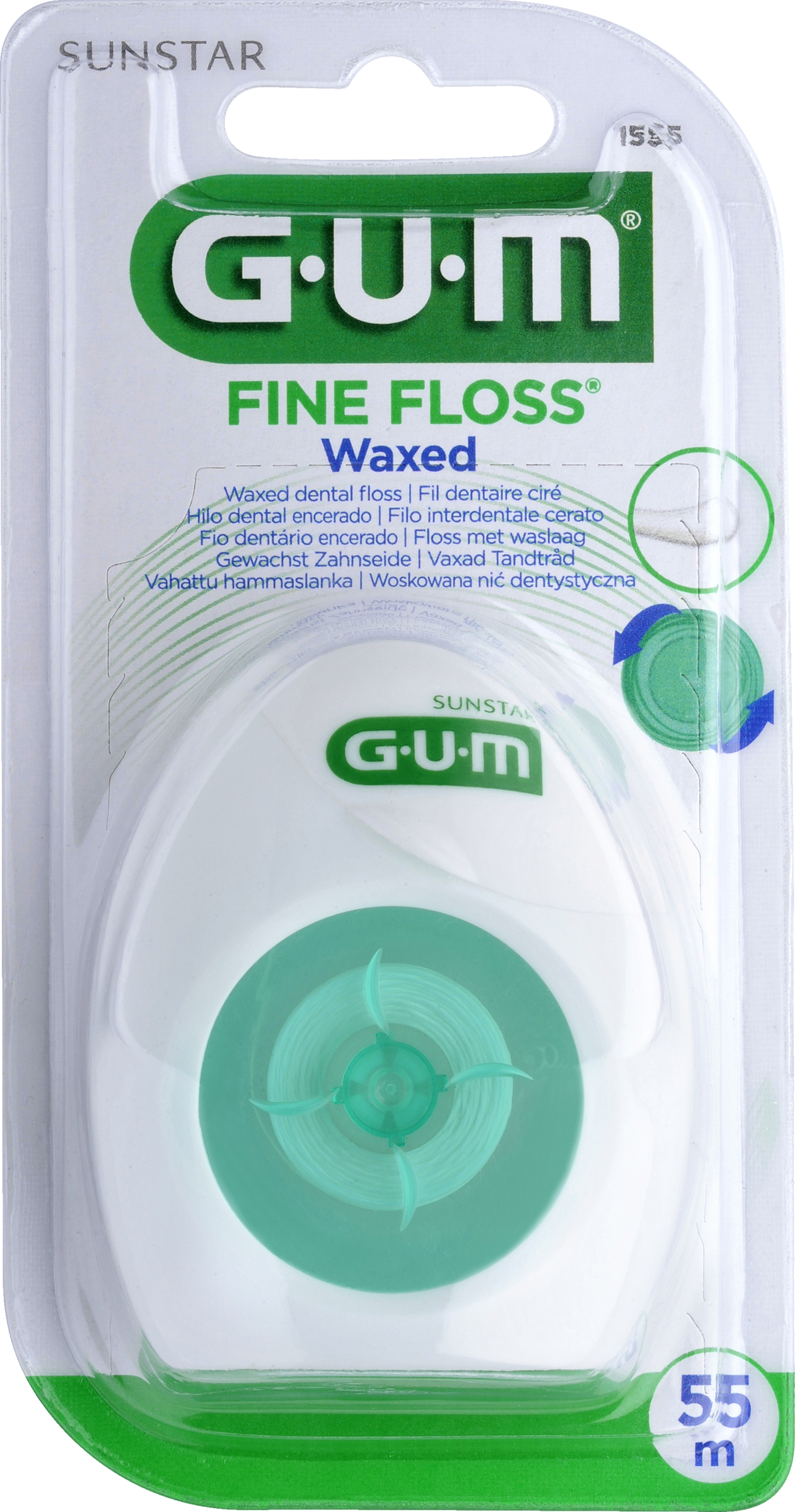 GUM® Fine Floss voksbehandlet tandtråd Køb online | rossmann.dk